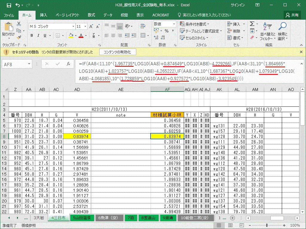 幹材積計算プログラム: Dr.kobaの「森林情報管理学」講座